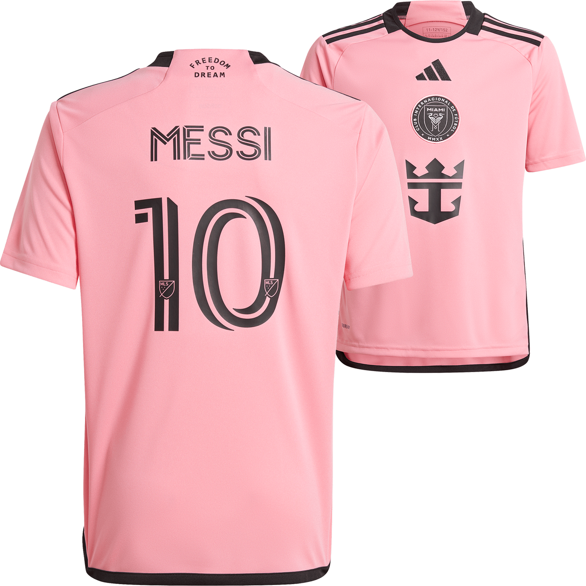 adidas Inter Miami 2024-25 Youth Lionel Messi Home Stadium Jersey ...
